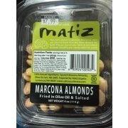 Matiz Marcona Almonds: Calories, Nutrition Analysis & More | Fooducate