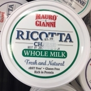 Mauro & Gianni Ricotta Cheese: Calories, Nutrition Analysis & More ...