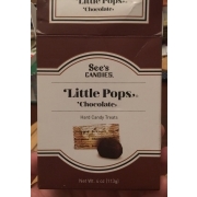 See's Candies Little Pops Chocolate: Calories, Nutrition Analysis ...