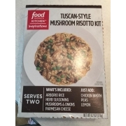 Food Network Kitchen Mushroom Risotto Kit, Tuscan Style: Calories ...
