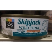 365 Everyday Value Skipjack, Wild Tuna In Water: Calories, Nutrition ...