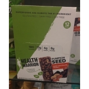 Health Warrior Snack Bar, Pumpkin Seed, Dark Chocolate Peanut: Calories ...