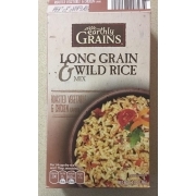Earthly Grains Long Grain & Wild Rice Mix, Roasted Vegetable & Chicken Flavored: Calories ...