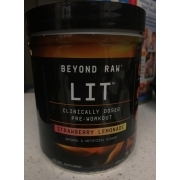 Beyond Raw Lit Pre Workout, Strawberry, Lemonade, Dietary Supplement ...