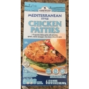 Kirkwood Mediterranean Style Chicken Patties: Calories, Nutrition Analysis & More | Fooducate