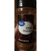 Great Value Chili Powder: Calories, Nutrition Analysis & More | Fooducate