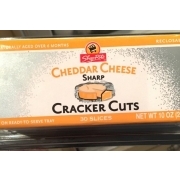 ShopRite Cheddar Cheese, Sharp, Cracker Cuts: Calories, Nutrition ...