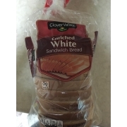 Clover Valley Sandwich Bread, Enriched White: Calories, Nutrition ...