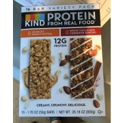 Kind Protein Bar, Variety Pack: Calories, Nutrition Analysis & More ...