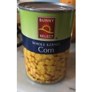 Sunny Select Whole Kernel Corn: Calories, Nutrition Analysis & More ...