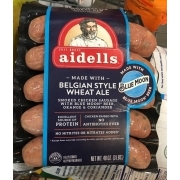 Chef Bruce Aidells Belgian Style Wheat Ale: Calories, Nutrition ...