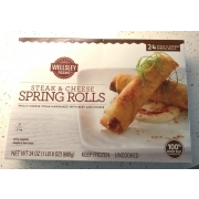 Wellsley Farms Steak And Cheese Spring Rolls: Calories, Nutrition ...