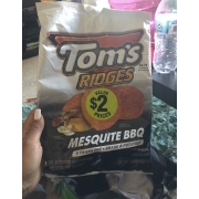 Tom's Ridges, Mesquite Bbq: Calories, Nutrition Analysis & More | Fooducate