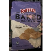 Ruffles Potato Crisps, Roasted Garlic & Ranch Flavored: Calories ...