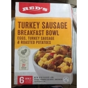 Red's Breakfast Bowl Turkey Sausage - Eggs, Turkey Sausage & Roasted ...
