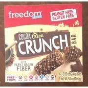 Freedom Foods Cocoa Rice Crunch Bar: Calories, Nutrition Analysis ...
