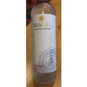 Real Life Spring Water, Caffeine Infused: Calories, Nutrition Analysis ...