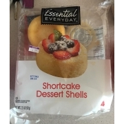 Essential Everyday Shortcake Dessert Shells: Calories, Nutrition ...