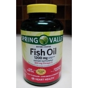 Spring Valley Fish Oil, Dietary Supplement: Calories, Nutrition ...