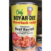 Boy-Ar-Dee Premium Beef Ravioli In Tomato And Meat Sauce: Calories ...