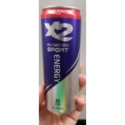 X2 Sport, Energy Drink, Fruit Punch: Calories, Nutrition Analysis ...