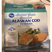 Kroger Alaskan Cod Tenders, Ancient Grain Breaded: Calories, Nutrition ...
