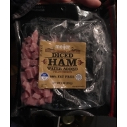 Meijer Diced Ham, Water Added: Calories, Nutrition Analysis & More ...