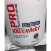 Pro Performance Protein Powder, 100% Whey, Cookies & Cream: Calories ...