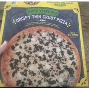 Lidl Crispy Thin Crust Pizza, White Vegetable: Calories, Nutrition ...