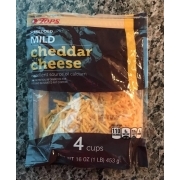 Tops Cheddar Cheese: Calories, Nutrition Analysis & More | Fooducate