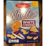 Stauffer's Whales, Baked Cheese Crackers, White Cheddar: Calories ...