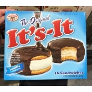 It's-It Sandwiches, Vanilla: Calories, Nutrition Analysis & More ...