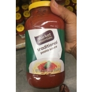 Market Essentials Traditional Pasta Sauce: Calories, Nutrition Analysis ...