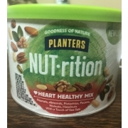 Planters Mix, Heart Healthy, Nutrition: Calories, Nutrition Analysis ...
