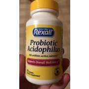 Rexall Probiotic Acidophilus, Dietary Supplement: Calories, Nutrition ...