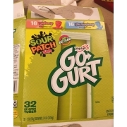 Sour Patch Kids Yoplait Go Gurt, Blue Raspberry: Calories, Nutrition ...