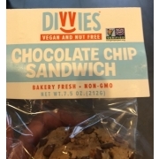 Divvies Chocolate Chip Sandwich: Calories, Nutrition Analysis & More ...
