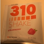 310 Nutrition Protein Shake, Strawberry: Calories, Nutrition Analysis ...