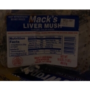 Mack's Liver Mush Pork: Calories, Nutrition Analysis & More | Fooducate