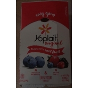 Yoplait Low Fat Yogurt, Mountain Blueberry And Mixed Berry: Calories, Nutrition Analysis & More ...