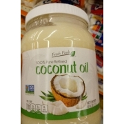 Fresh Finds Coconut Oil: Calories, Nutrition Analysis & More | Fooducate