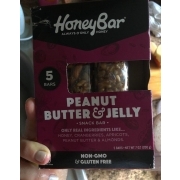 Honey Bar Peanut Butter Jelly Snack Bar: Calories, Nutrition Analysis ...