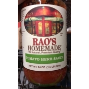 Rao's Tomato Herb Sauce: Calories, Nutrition Analysis & More | Fooducate