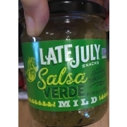 Late July Snacks Salsa Verde, Mild: Calories, Nutrition Analysis & More ...