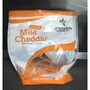 Freedom's Choice Mild Cheddar Cheese: Calories, Nutrition Analysis ...