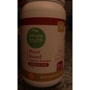 Simple Truth Protein Powder, Plant Based, Chocolate: Calories ...