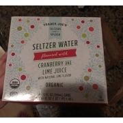 Trader Joe's Seltzer Water, Cranberry And Lime Juice: Calories, Nutrition Analysis & More ...