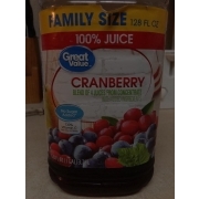 Great Value Cranberry Juice: Calories, Nutrition Analysis & More ...