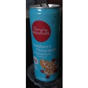 Simply Balanced Sparkling Water, Cranberry Citrus: Calories, Nutrition ...