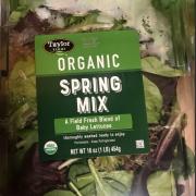 User added: ORGANIC SPRING MIX (COSTCO): Calories, Nutrition Analysis ...
